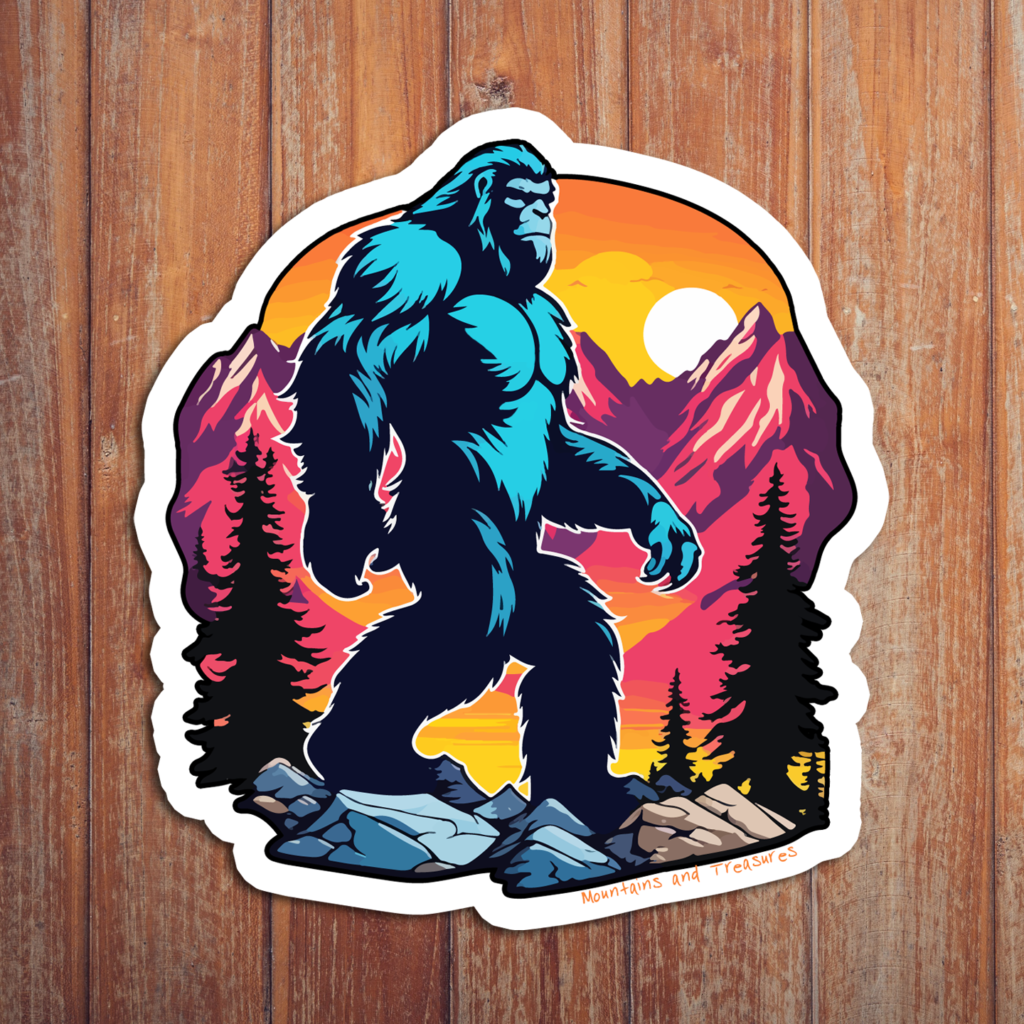 I Want to Believe Bigfoot Sticker – Mountains and Treasures
