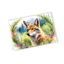 Coyote Watercolour Wildlife Card - 5x7" - Mountains and Treasures