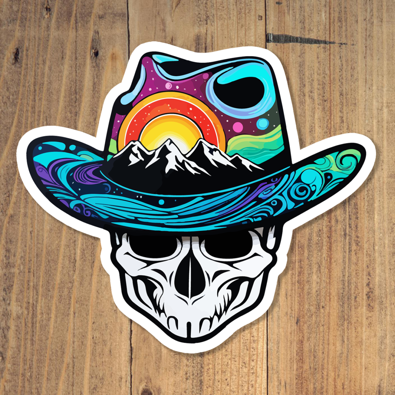 Canadian Rockies Sticker - Mountains and Treasures